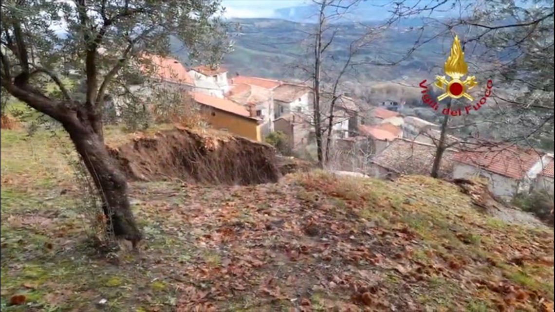 40 people evacuated as mudslide tears through Italian town ...