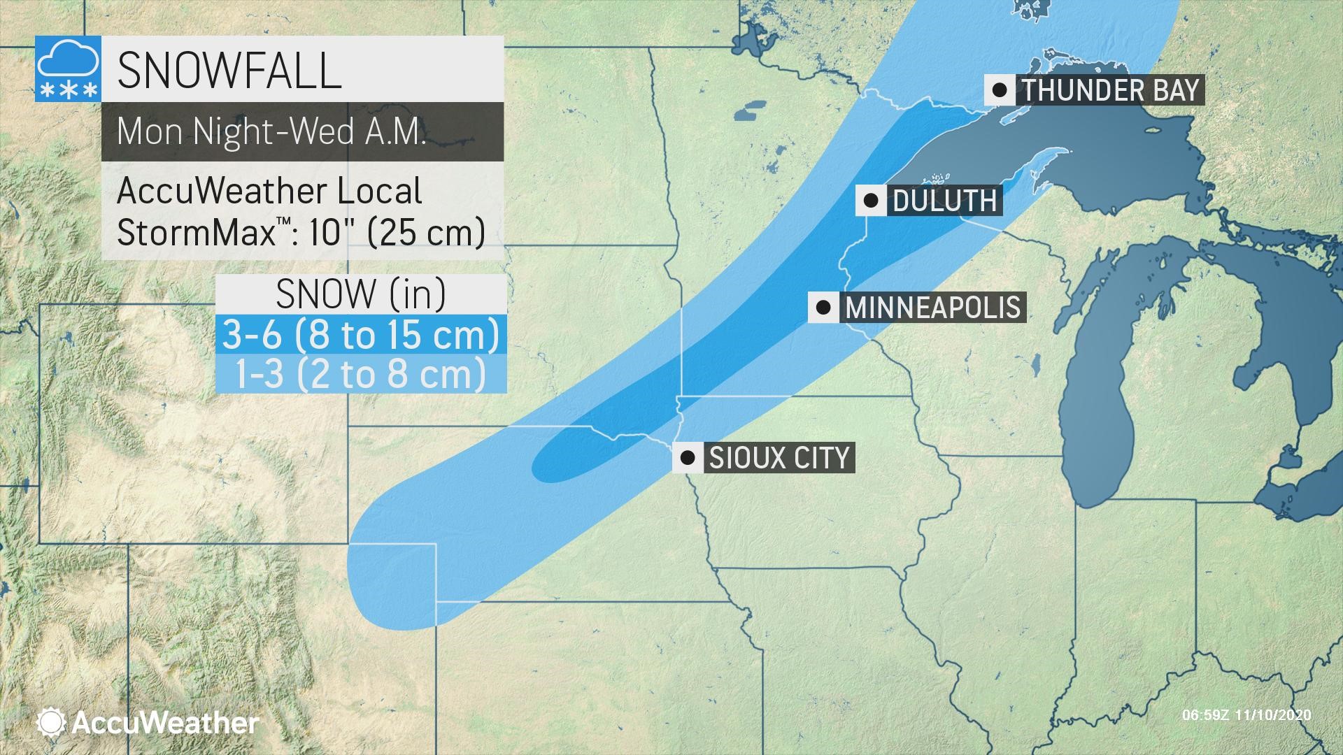 Snow, ice bringing abrupt end to warmer weather in central US | 10tv.com