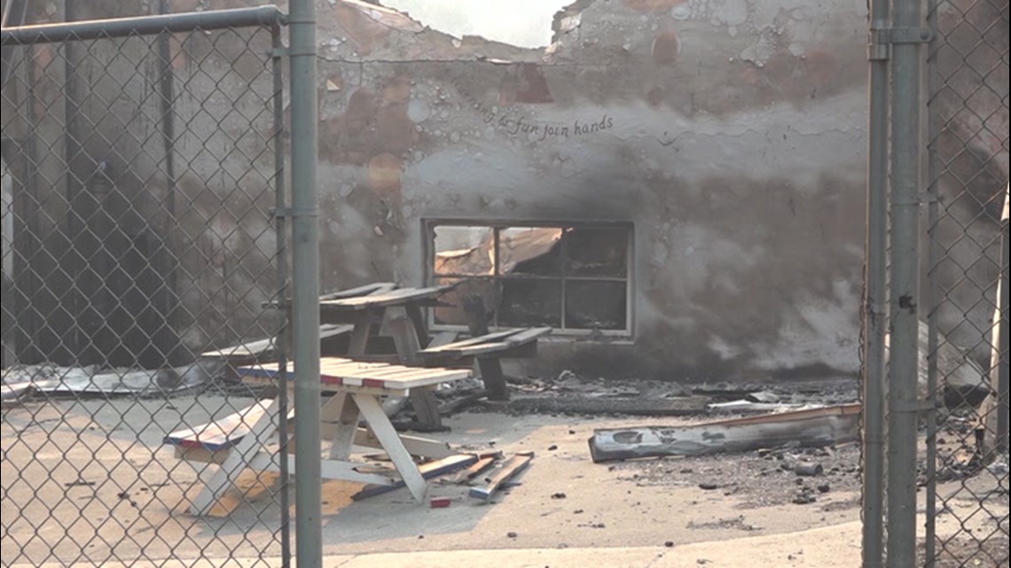 Elementary school building leveled wildfire | 5newsonline.com