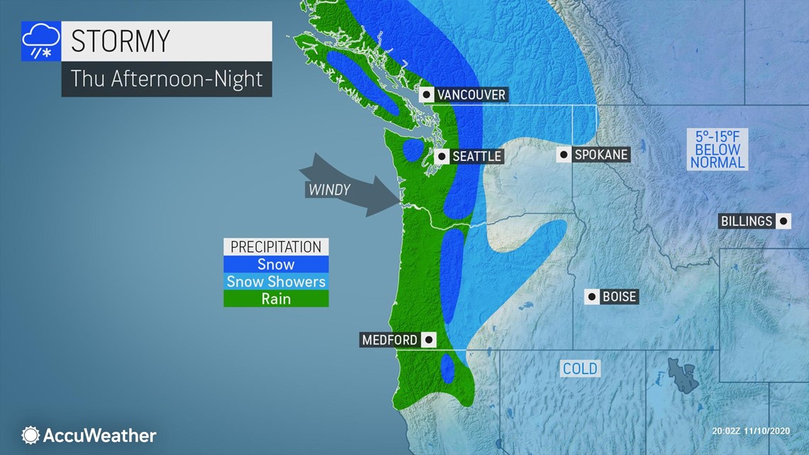 Major storm to pound Northwest with strong winds, drenching rain, heavy ...