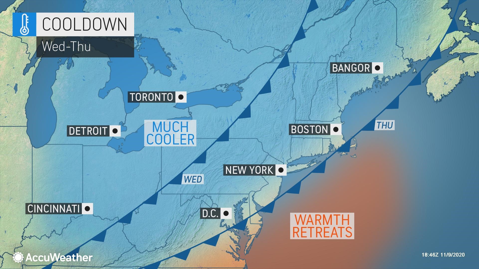 Snow, ice bringing abrupt end to warmer weather in central US | 10tv.com