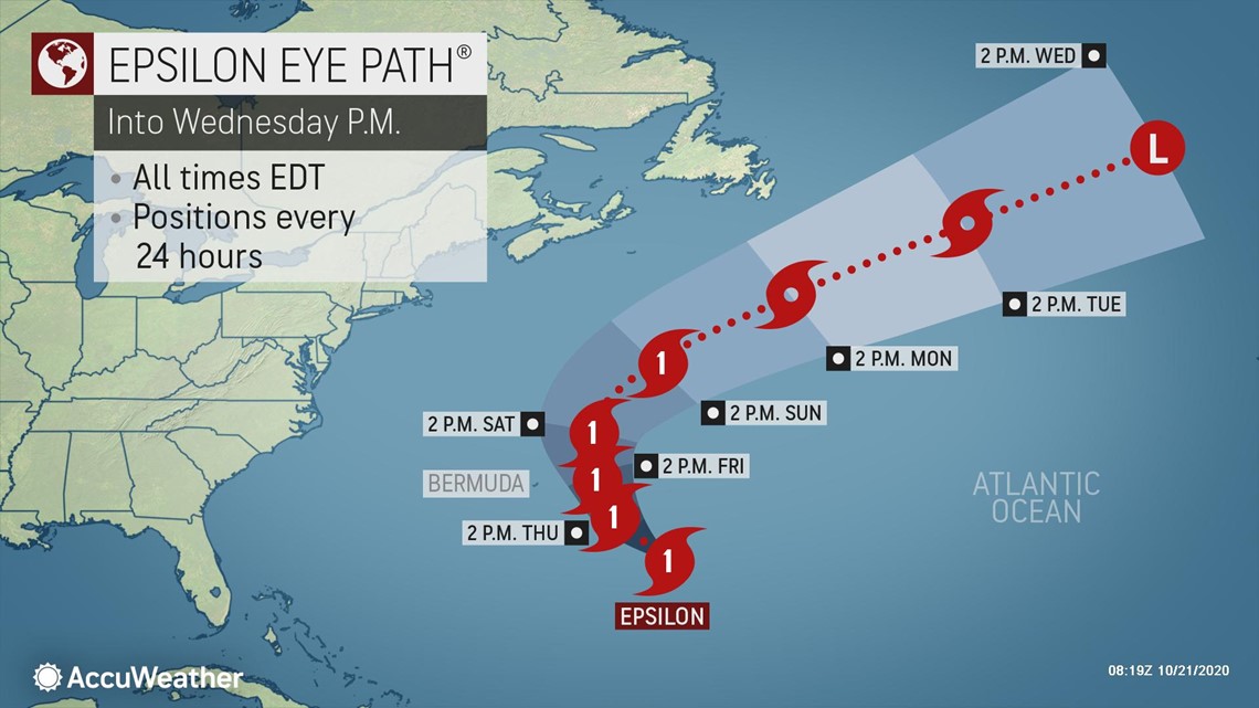 Epsilon upgraded to major hurricane strength | 10tv.com