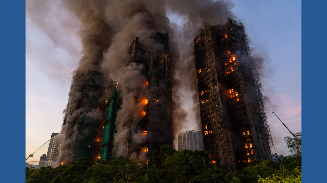 Hong Kong charges 7 people and 2 firms over deadly fire that killed 168 ...