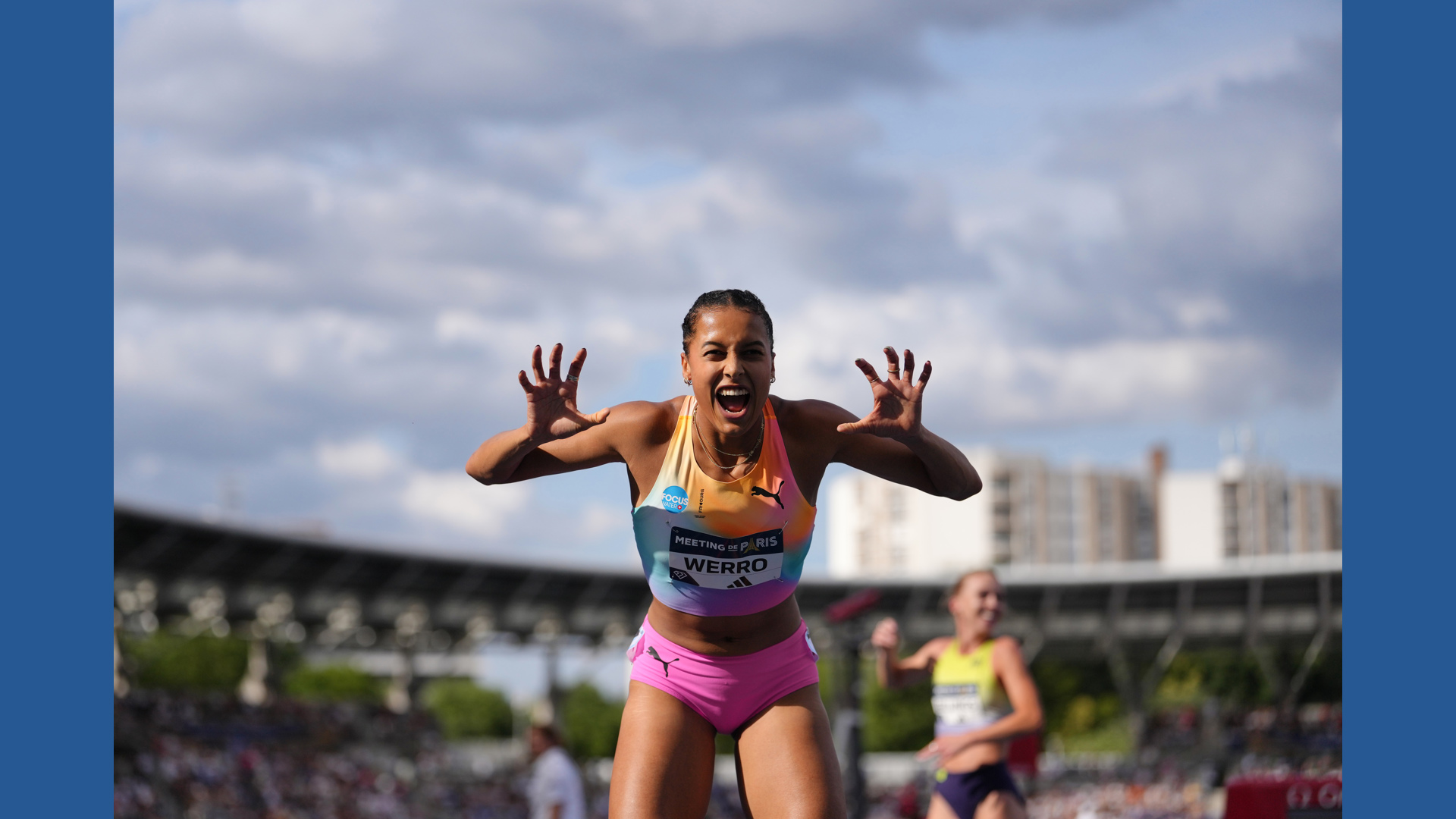 Track star Audrey Werro edges closer in duel with Keely Hodgkinson to ...