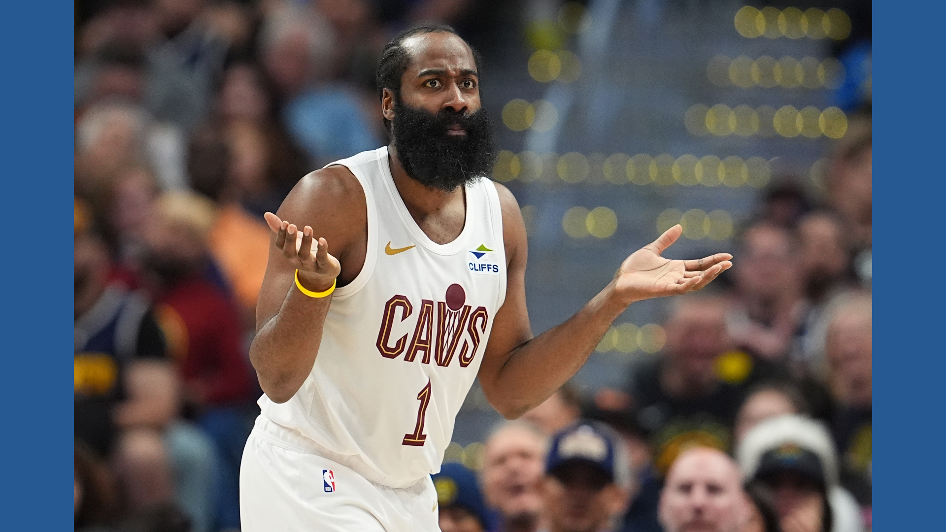 Cavaliers finally get a full practice with James Harden coming out of ...