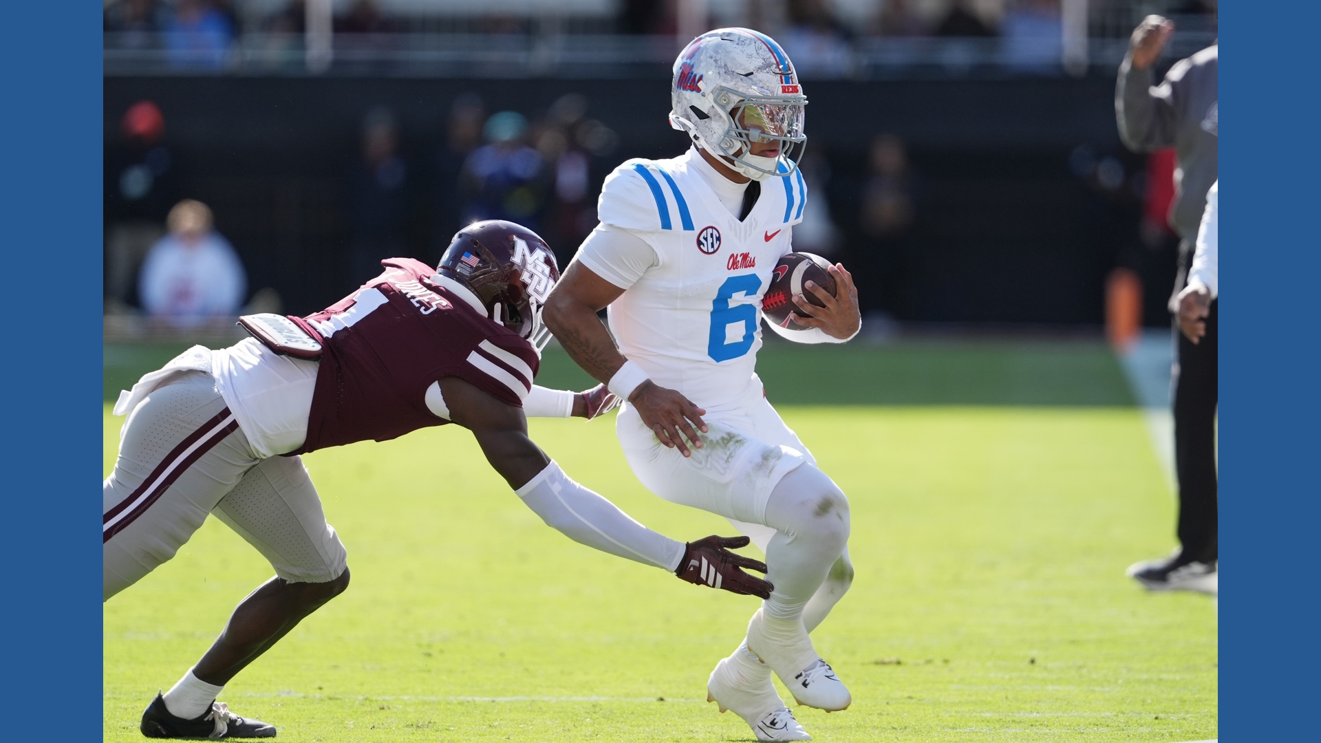 No. 6 Ole Miss beats Mississippi State 38-19 in the Egg Bowl ...