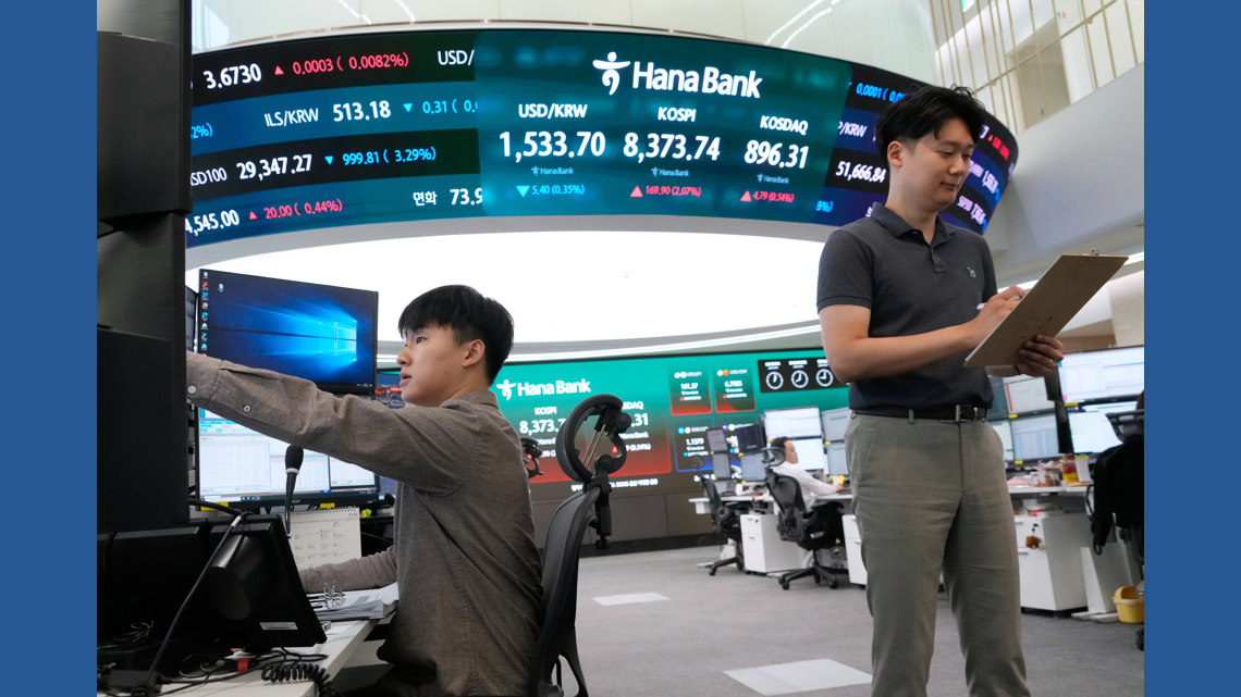 Asian stocks are mixed after big tech sell-off | 5newsonline.com