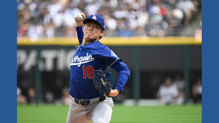 Dodgers' Yamamoto has a perfect game through 6 innings against the ...