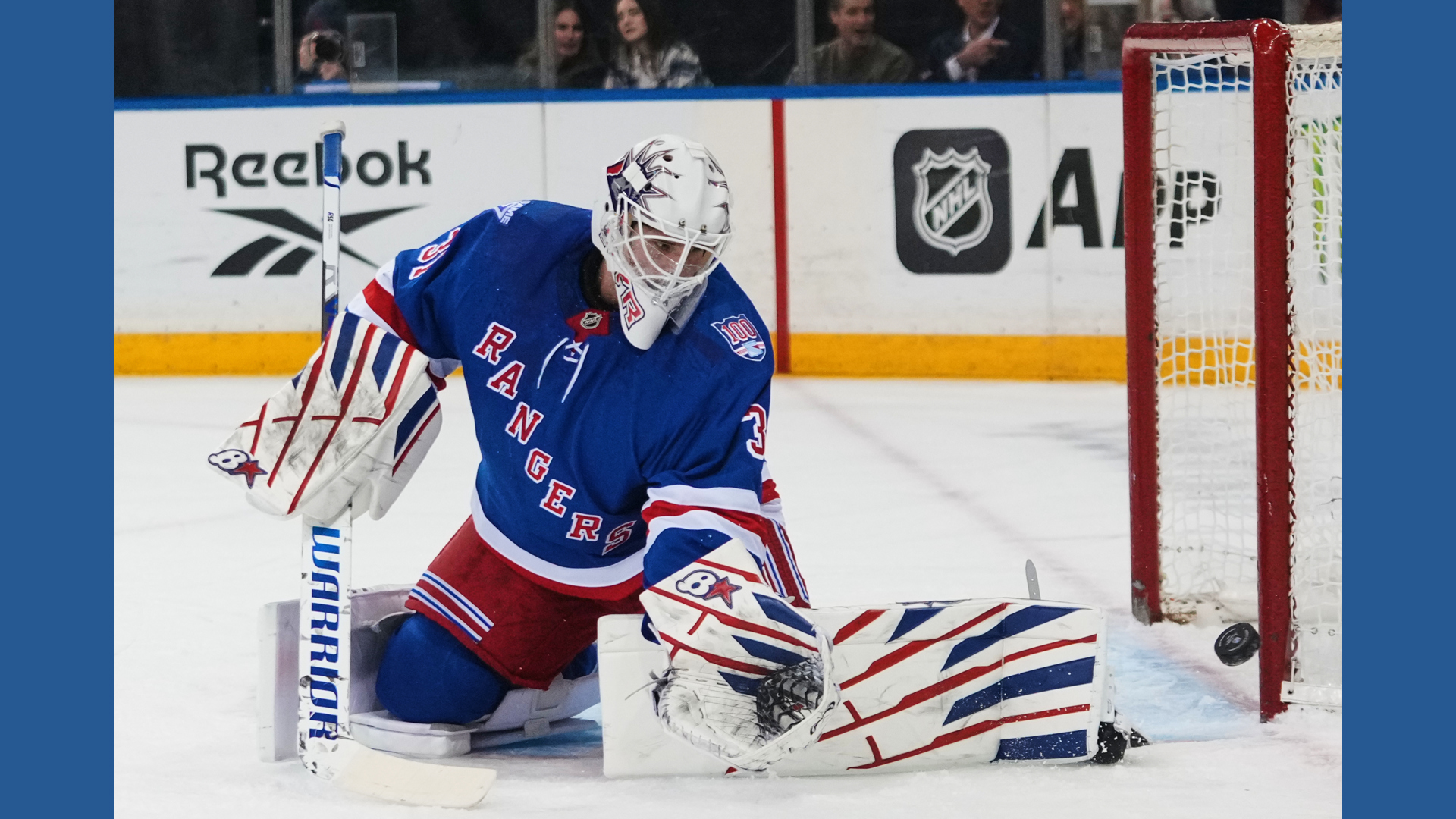 Shesterkin, Markstrom have rare goalie fight at Madison Square Garden ...
