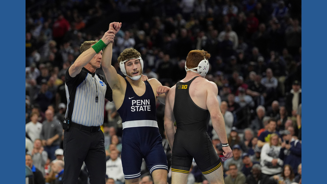 Penn State two-time NCAA champion Mitchell Mesenbrink wins Hodge Trophy ...