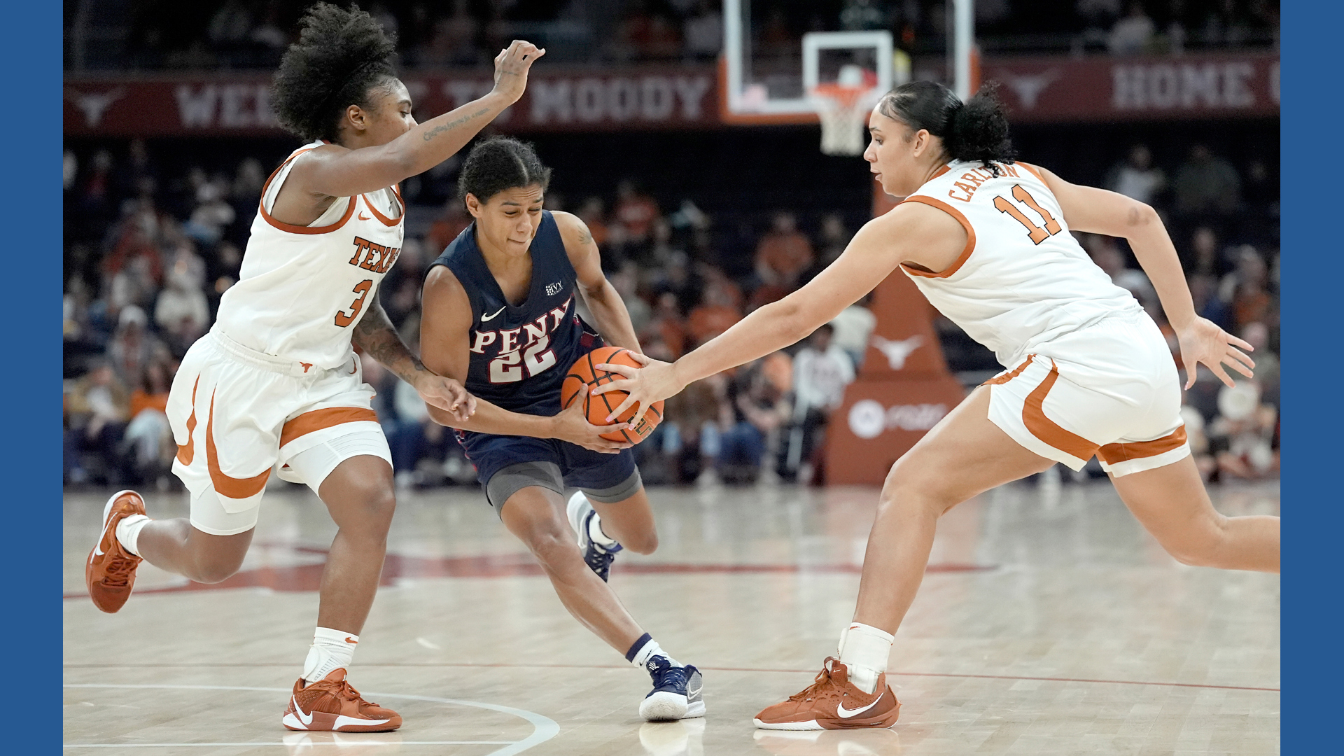 Booker's 17 points, 10 rebounds pace No. 4 Texas to an 81-63 win against Pennsylvania ...