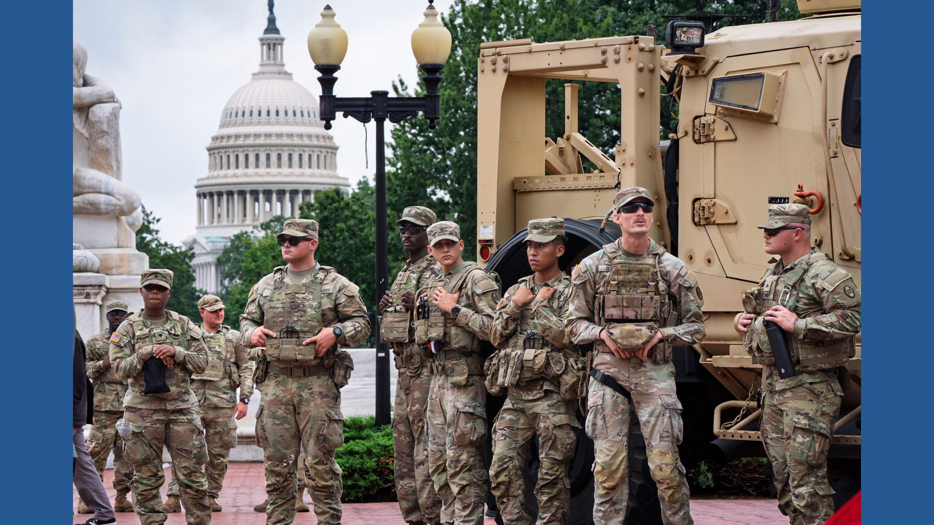 DC police detained man for protesting National Guard patrol with Darth ...