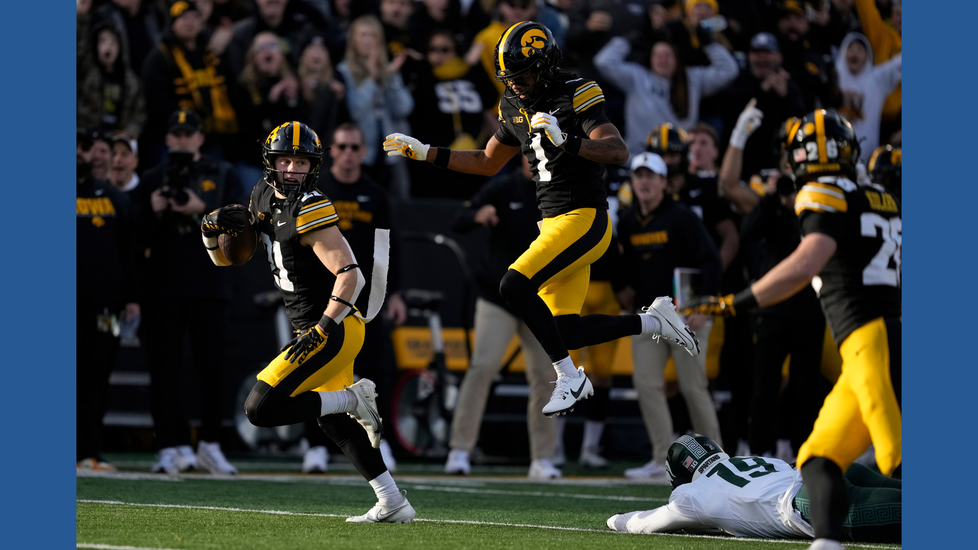 Iowa comes back in fourth quarter for 20-17 win over Michigan State ...