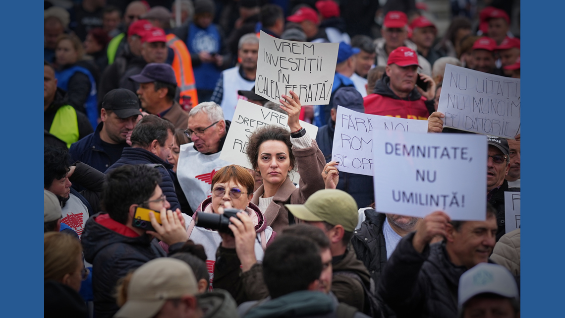 Thousands protest in Romania's capital against government austerity ...