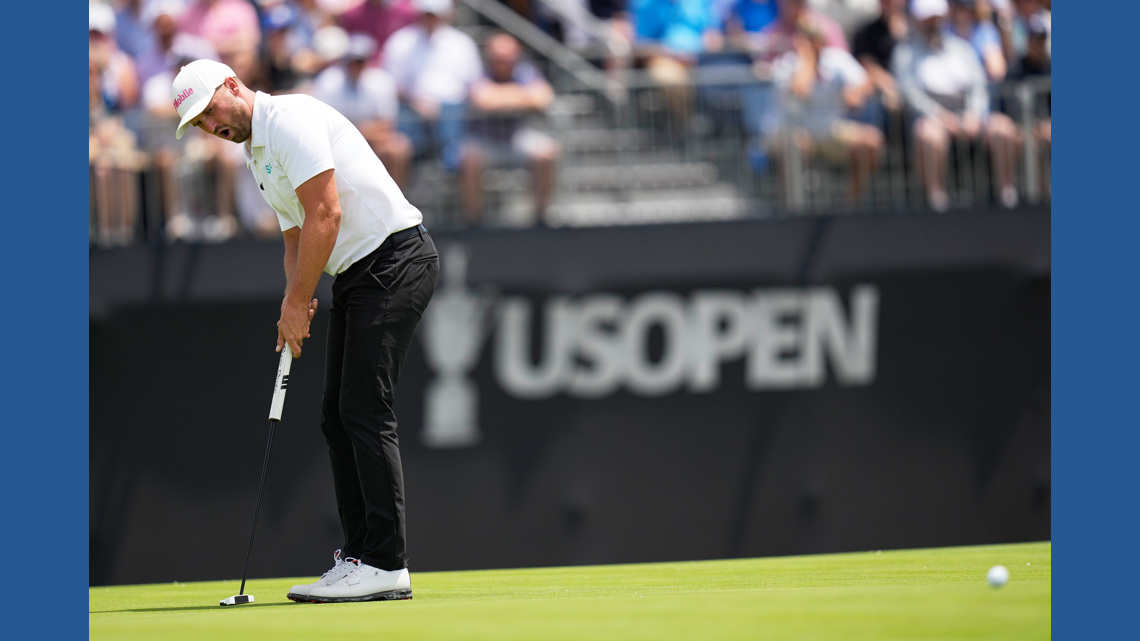 A year after smashing a locker, Wyndham Clark finds himself leading at ...