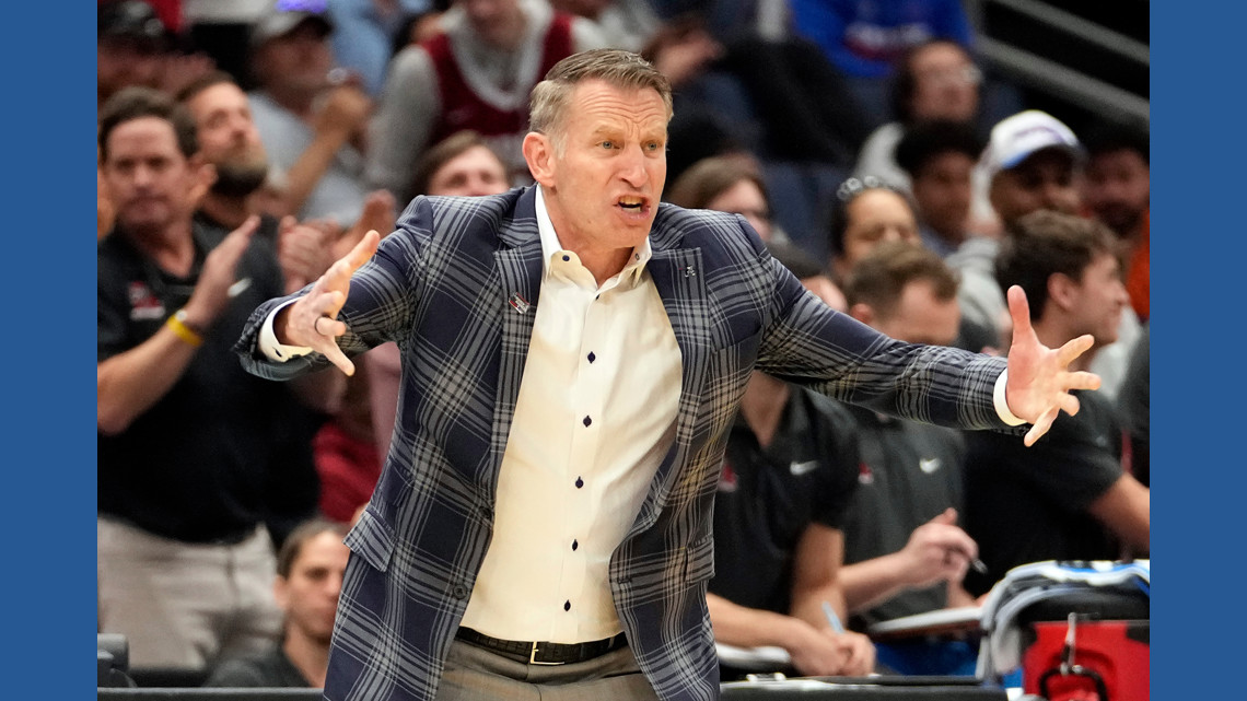 Longtime coaching friends Dusty May of Michigan and Nate Oats of ...