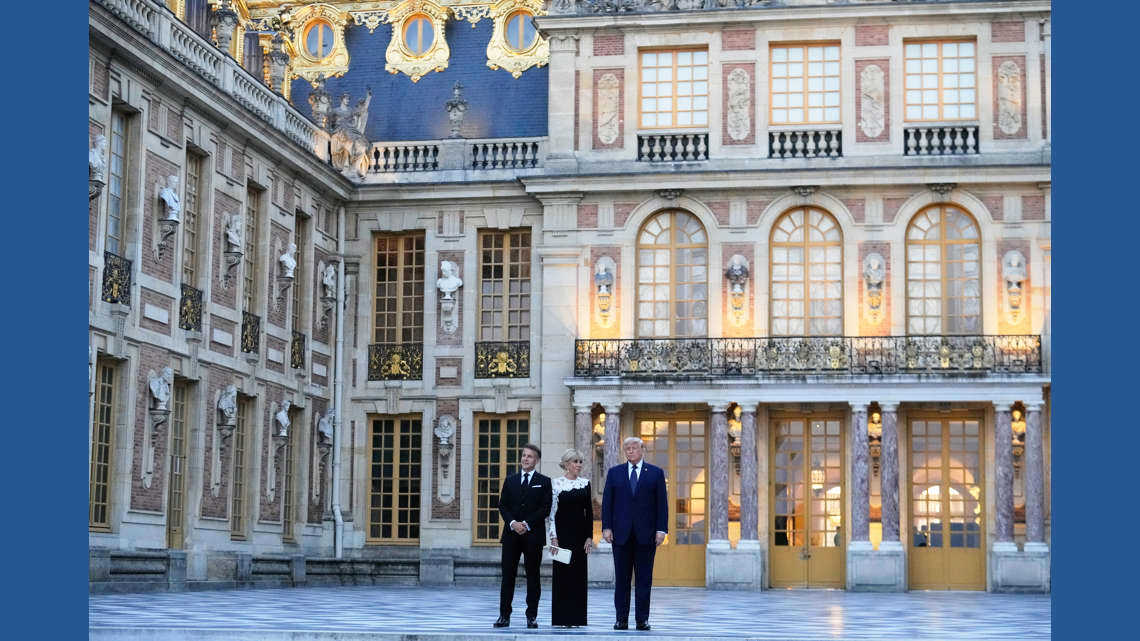 Macron deploys Versailles’ gold, mirrors and history in a high-stakes ...