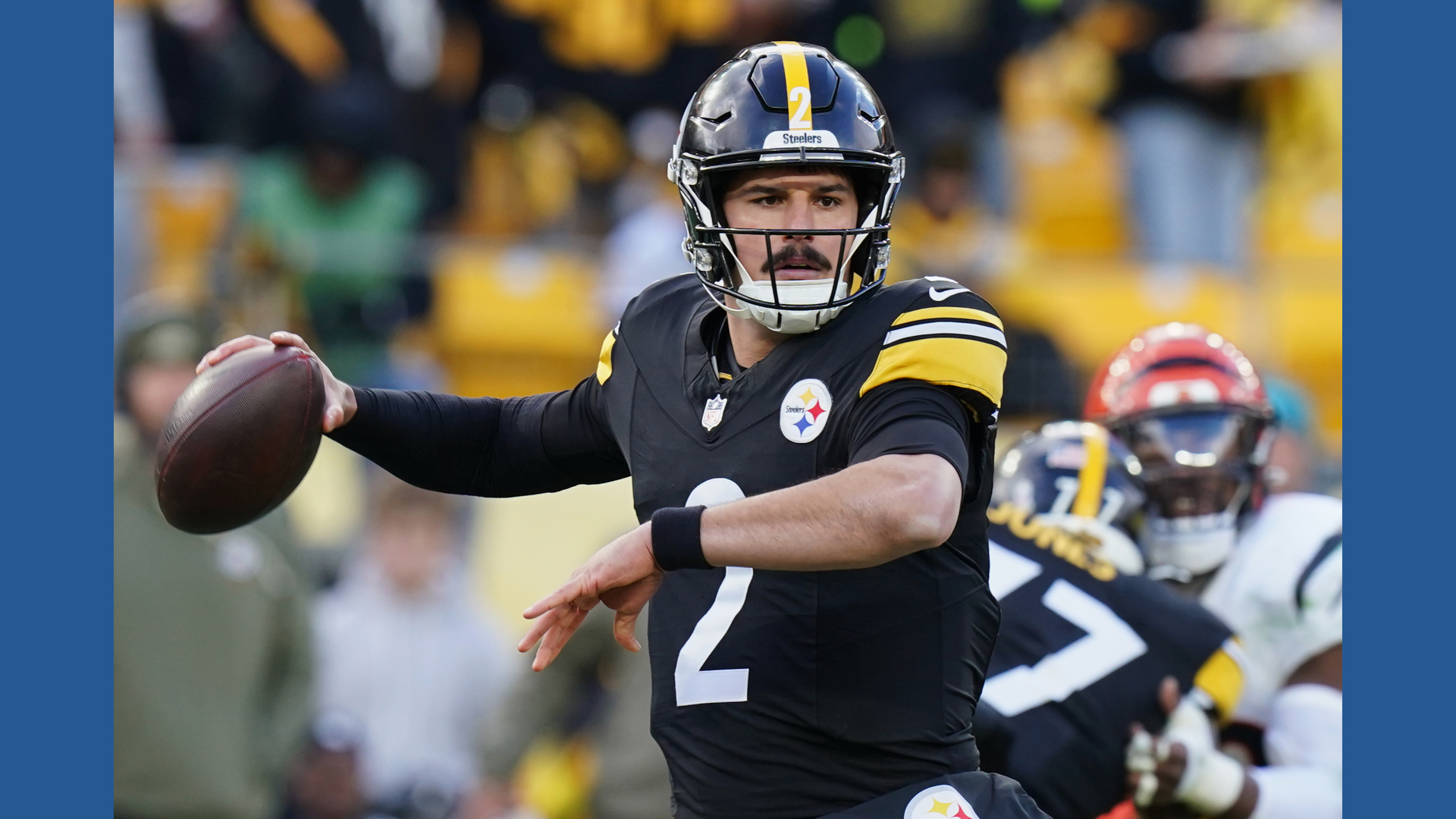 Steelers run past Bengals 34-12 but lose Aaron Rodgers to a left hand ...
