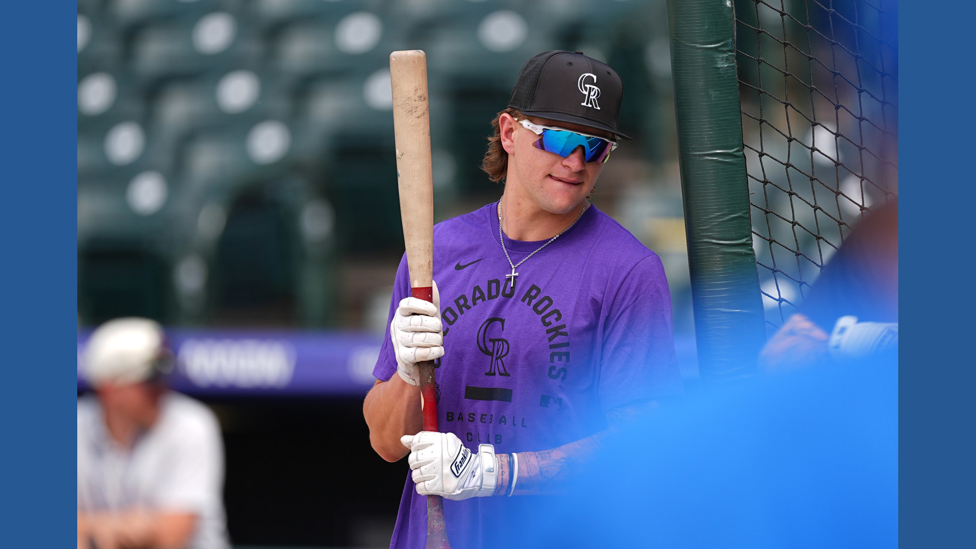 Fearless speedster Cole Carrigg makes Rockies debut, plays with 'hair ...