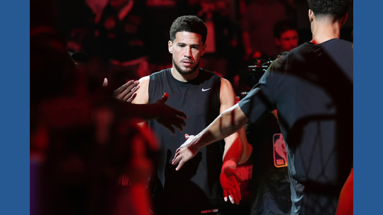 Suns' All-Star guard Devin Booker changes jersey number to No. 15 in ...
