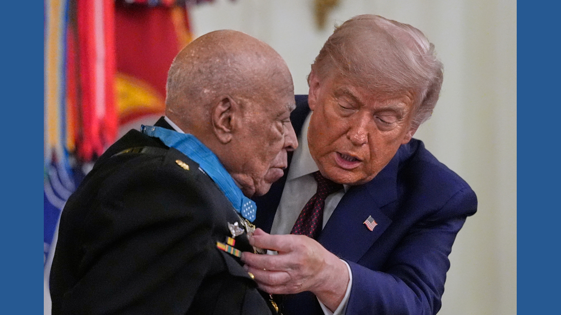 Trump presents the Medal of Honor to 3 veterans for heroism in Vietnam ...