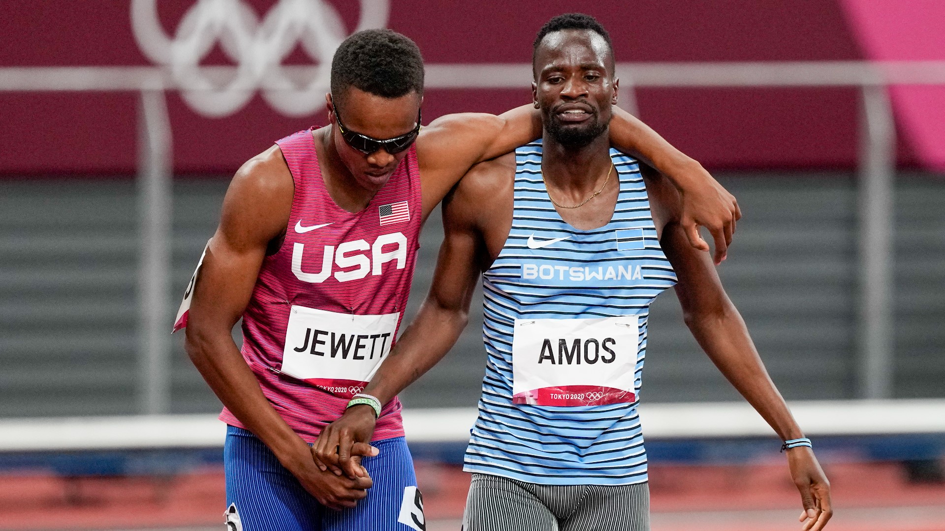 After collision, Olympic runners help each other to finish line | wnep.com