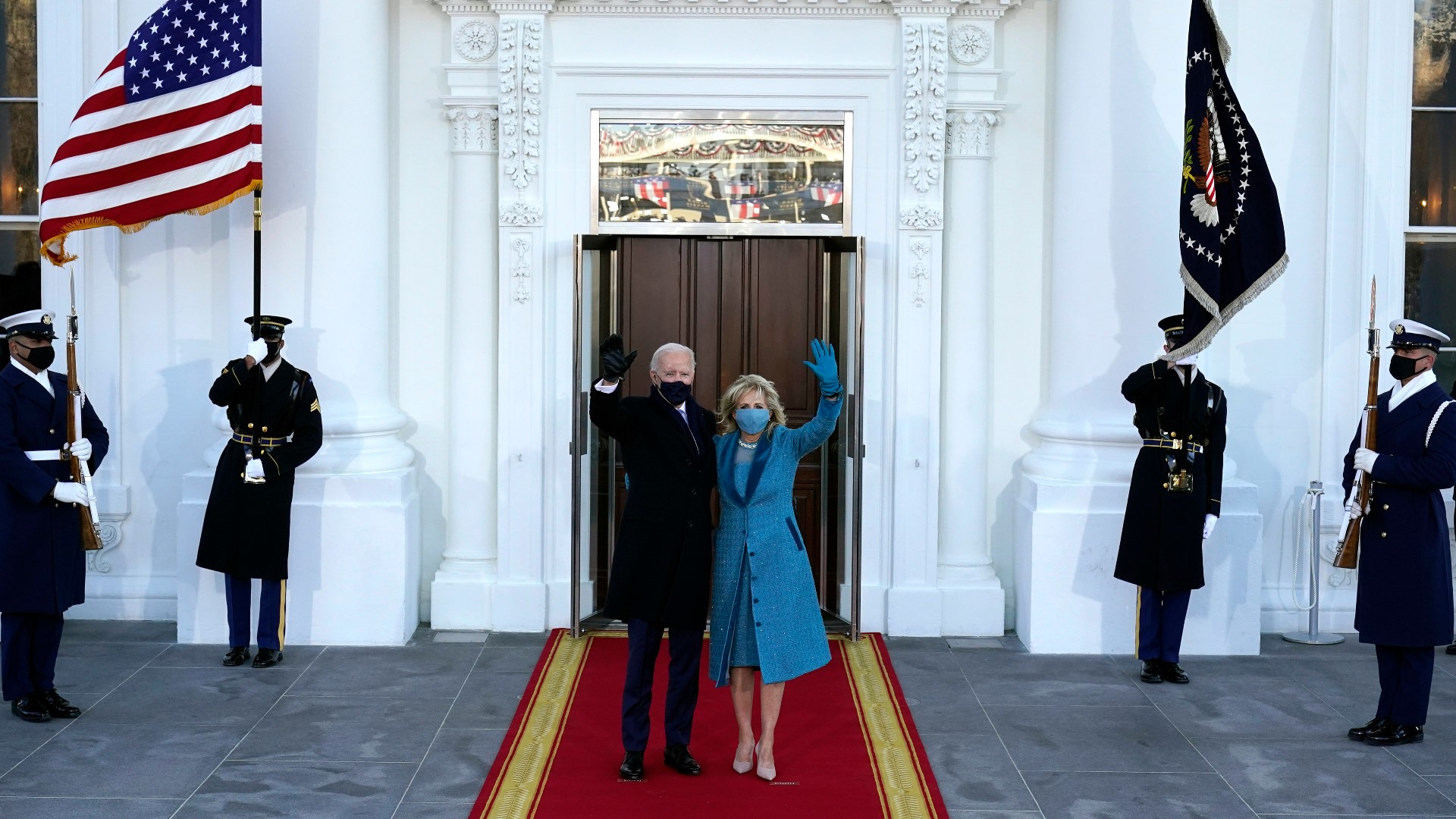 President Joe Biden at work in the White House on his first day | 10tv.com