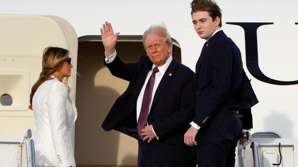 Trump Inauguration: President-elect will arrive in Washington on ...