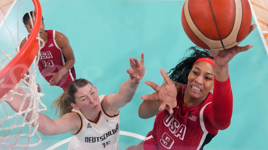 US women's basketball beats Germany in pool play | 10tv.com