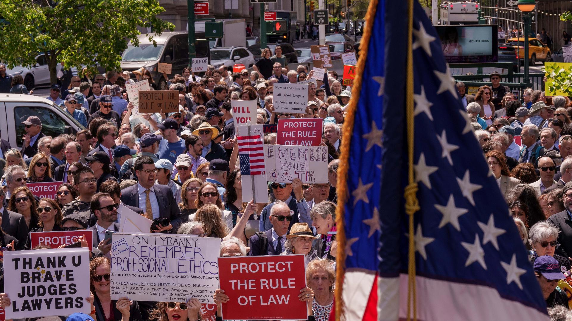 May Day protests hit US streets focused on Trump policies | wnep.com