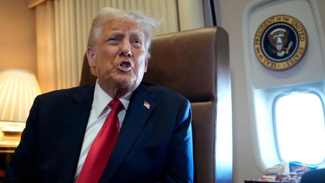 Trump talks Canada becoming part of USA in Super Bowl interview | wqad.com