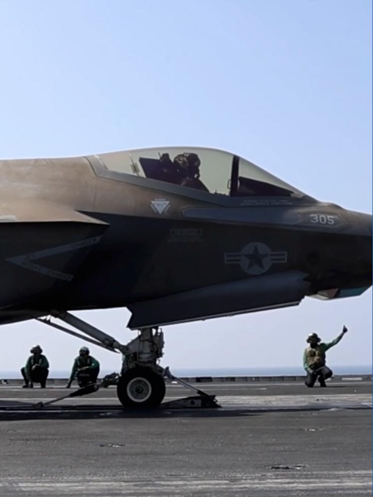 F-35 fighter jet makes emergency landing after combat mission over Iran ...