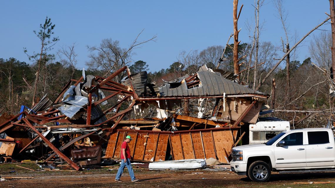 At least 37 dead after tornadoes, wildfires and dust storms wreak havoc ...