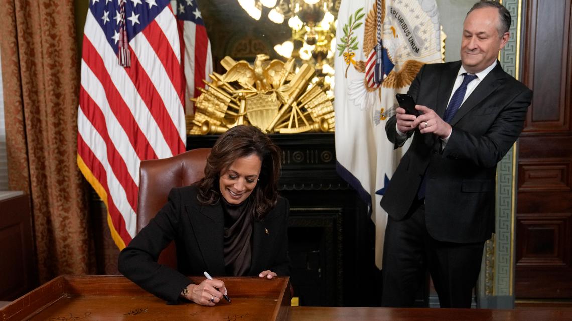 What's next for Kamala Harris? VP hints at staying involved in politics ...