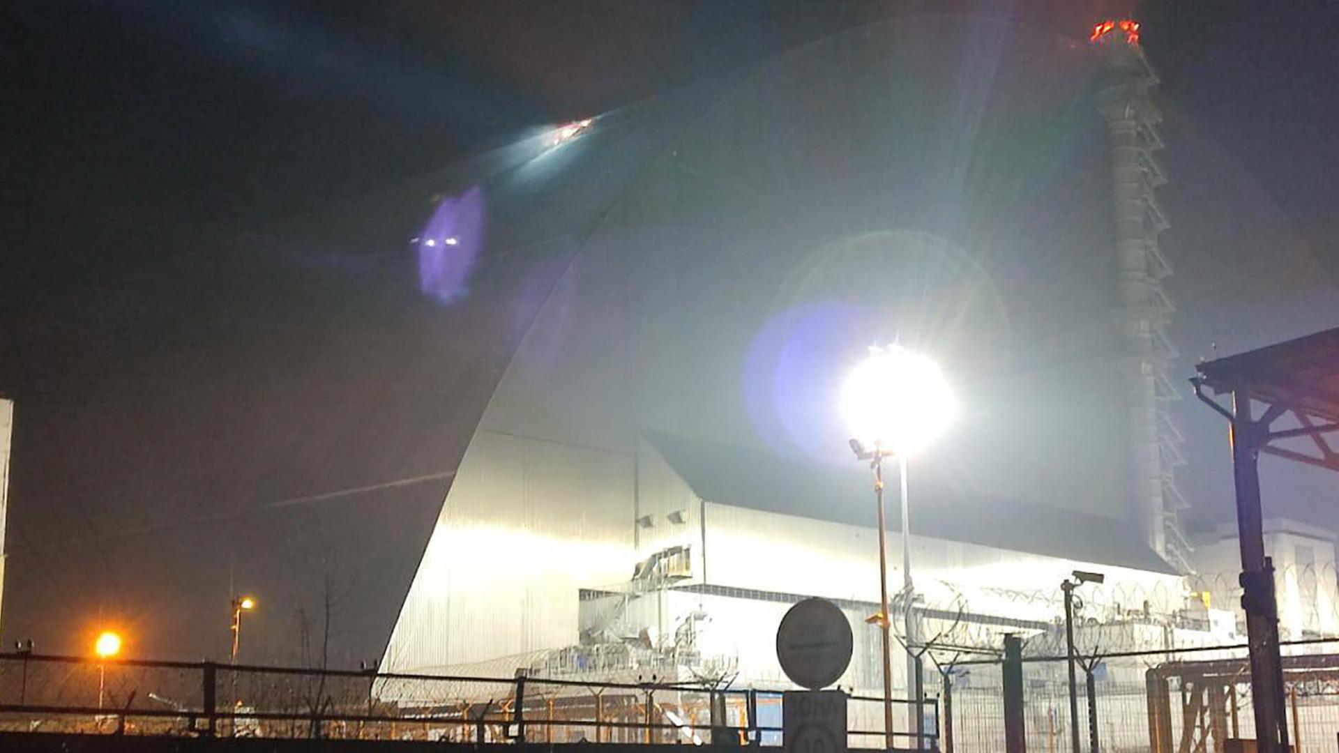 Outer shell of Ukraine's Chernobyl nuclear plant hit by drone | wthr.com