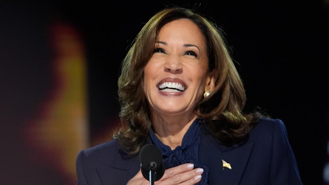 Kamala Harris accepts party's nomination at DNC's final night | wnep.com