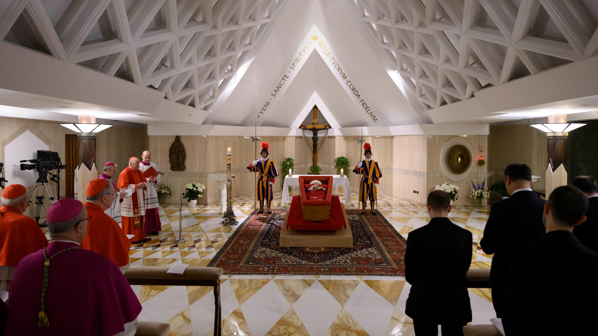 First images of Pope Francis' body released as Vatican announces ...