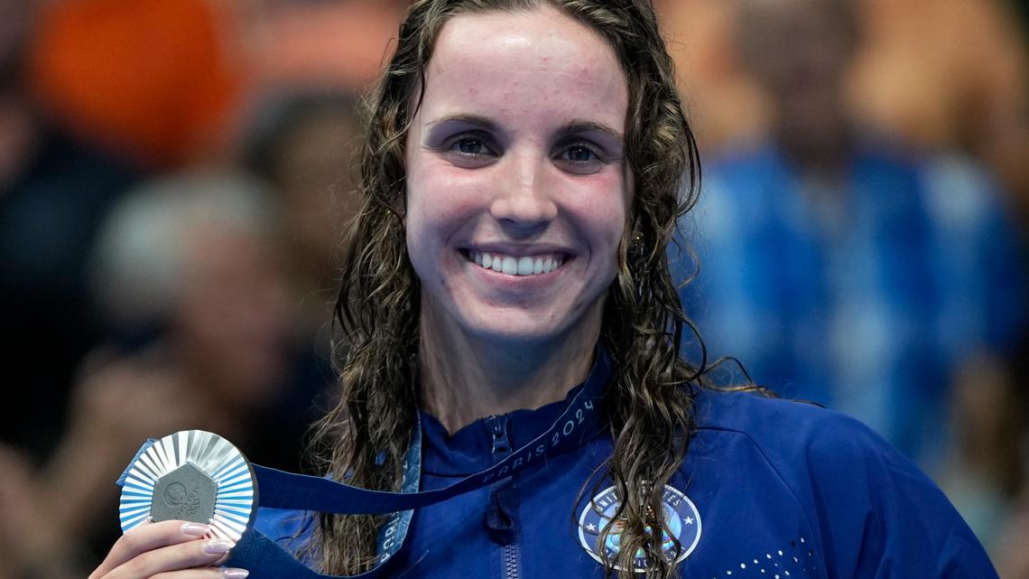 Team USA winning lots of silver and bronze in Paris swimming | wnep.com