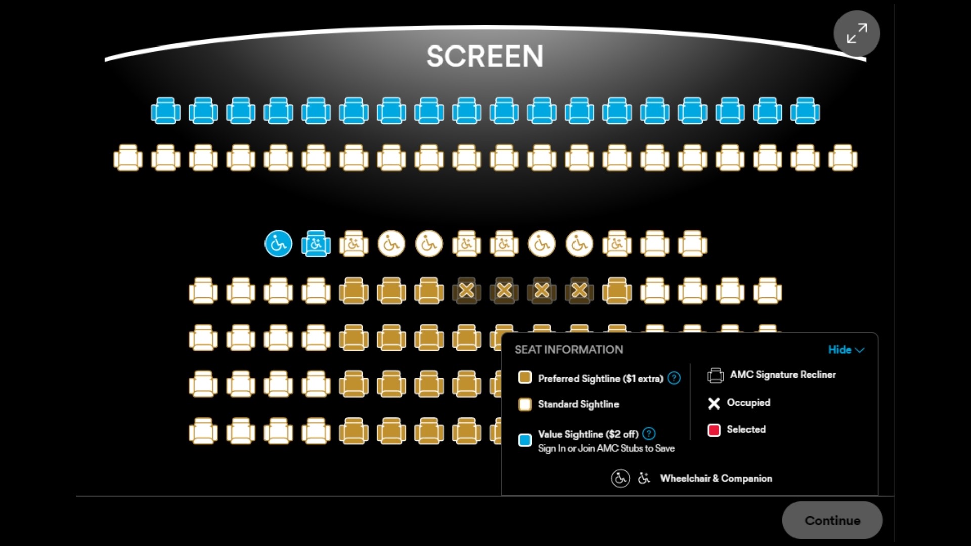 AMC Theatres rolling out different ticket prices based on seating ...