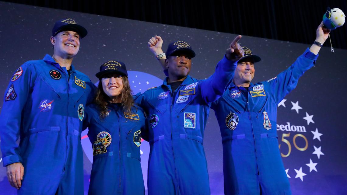 Artemis II's moon-traveling astronauts return home to cheers after a ...