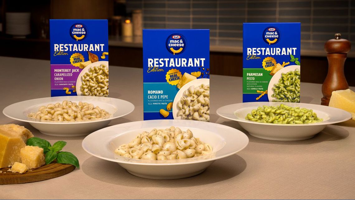 Kraft Mac & Cheese launches ‘restaurant-style’ flavors nationwide ...