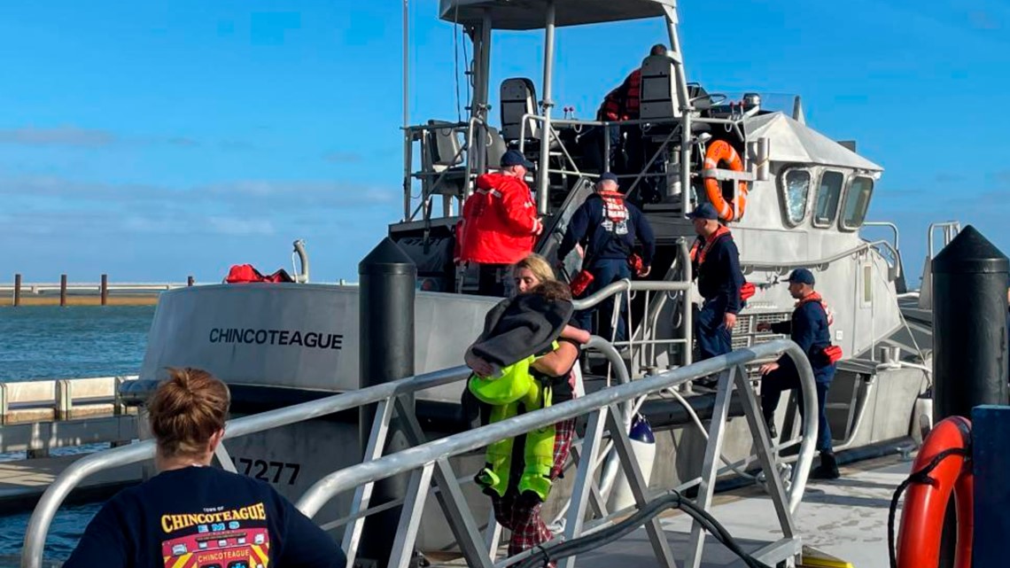 Virginia Coast Guard, other vessels rescue 13 from sinking boat | wthr.com