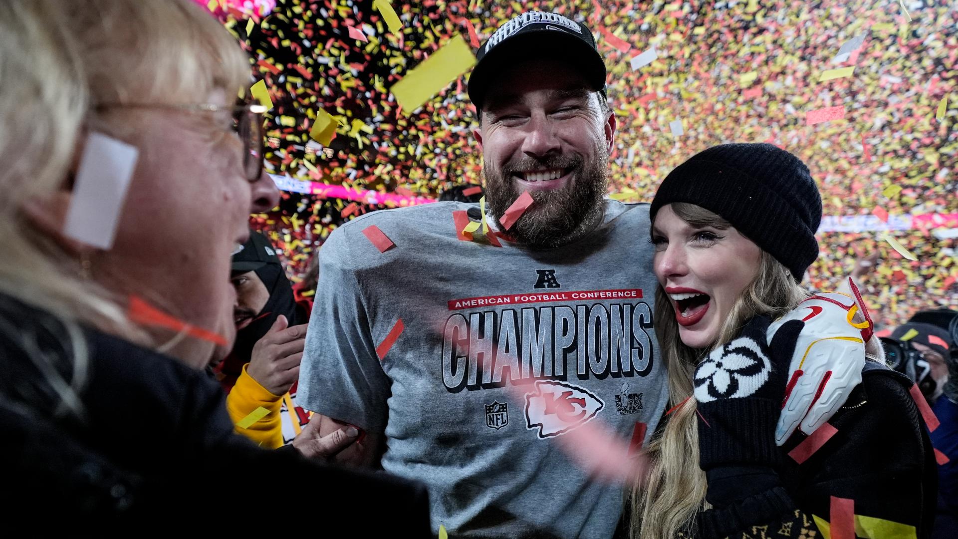 What did Taylor Swift wear at the Chiefs-Bill AFC title game? | 10tv.com