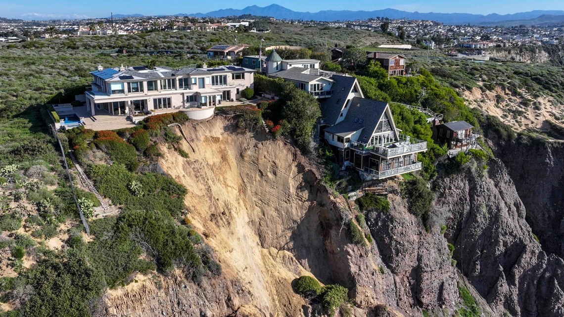 Landslide leaves California home on the edge of a cliff | 10tv.com
