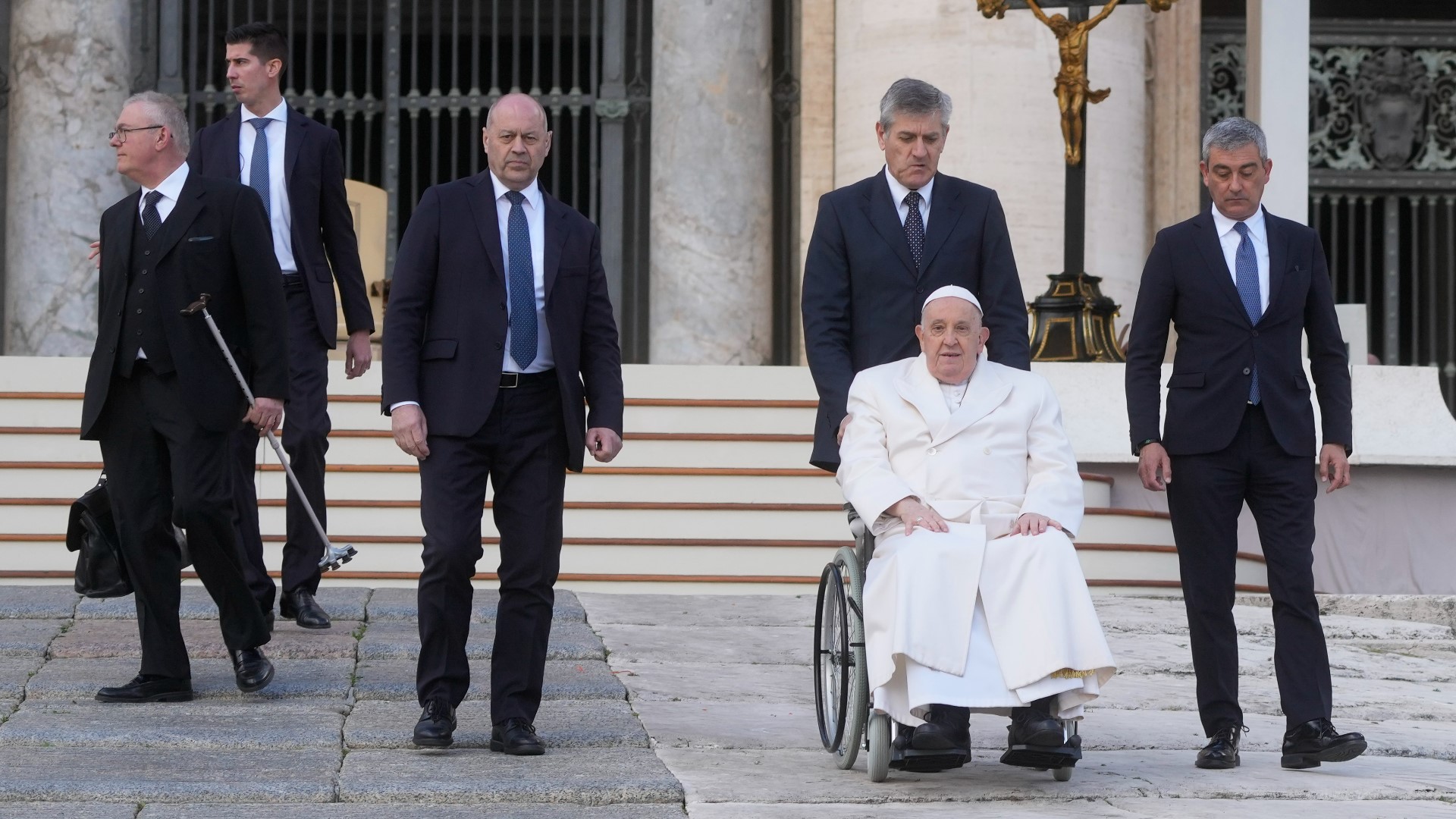 Pope Francis asks aide to read remarks as health issues continue ...