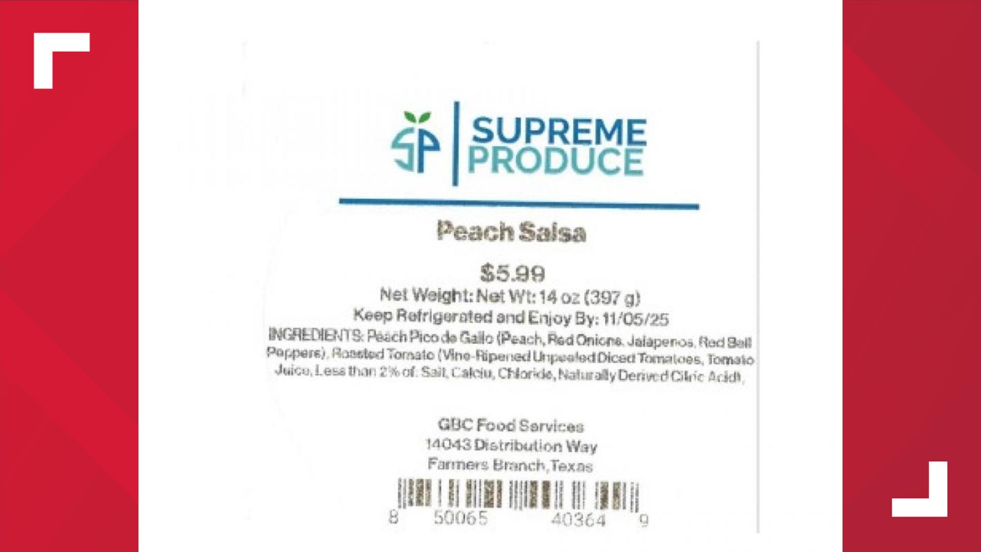 Peach salsa sold at Kroger recalled due to possible listeria ...