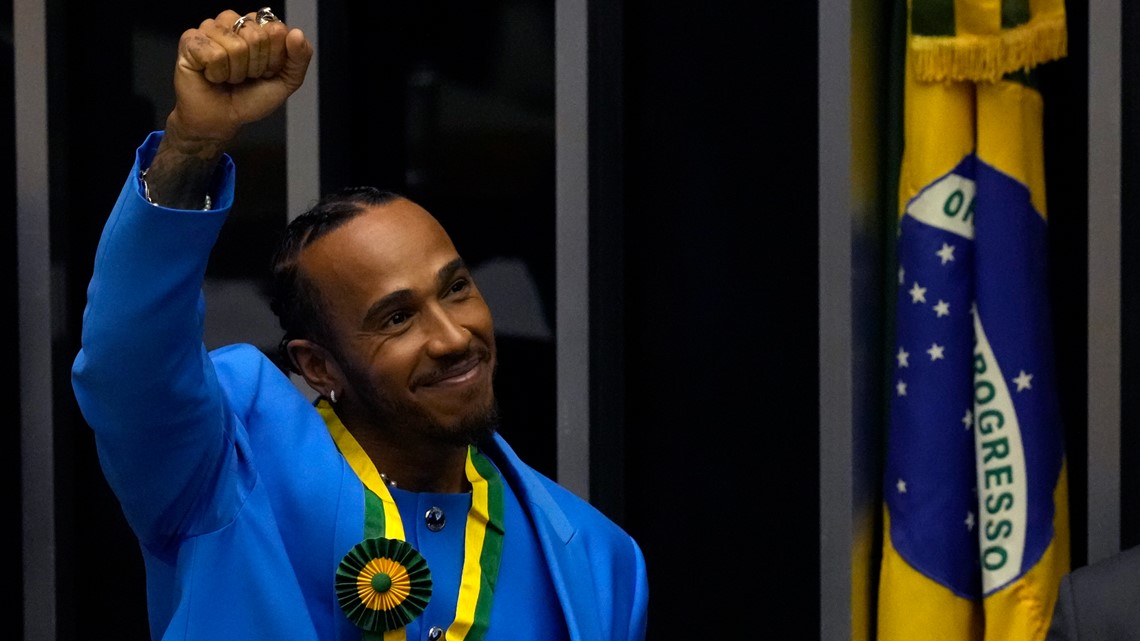 F1 champion Lewis Hamilton now honorary citizen of Brazil | fox43.com