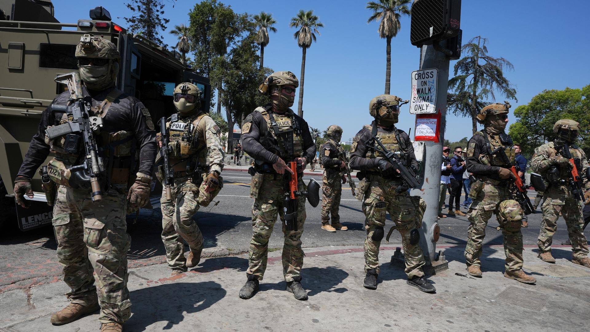 MacArthur Park raid in LA: Military-style operation raises questions ...
