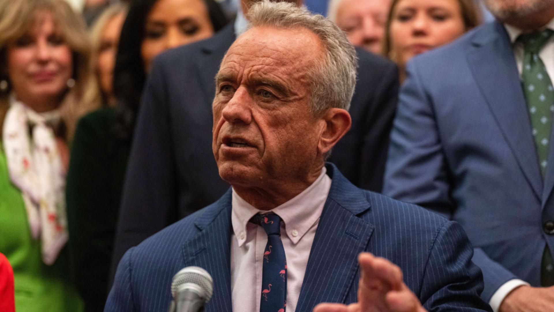 RFK Jr. tries to defend COVID-19 vaccine stance in raucous Senate ...