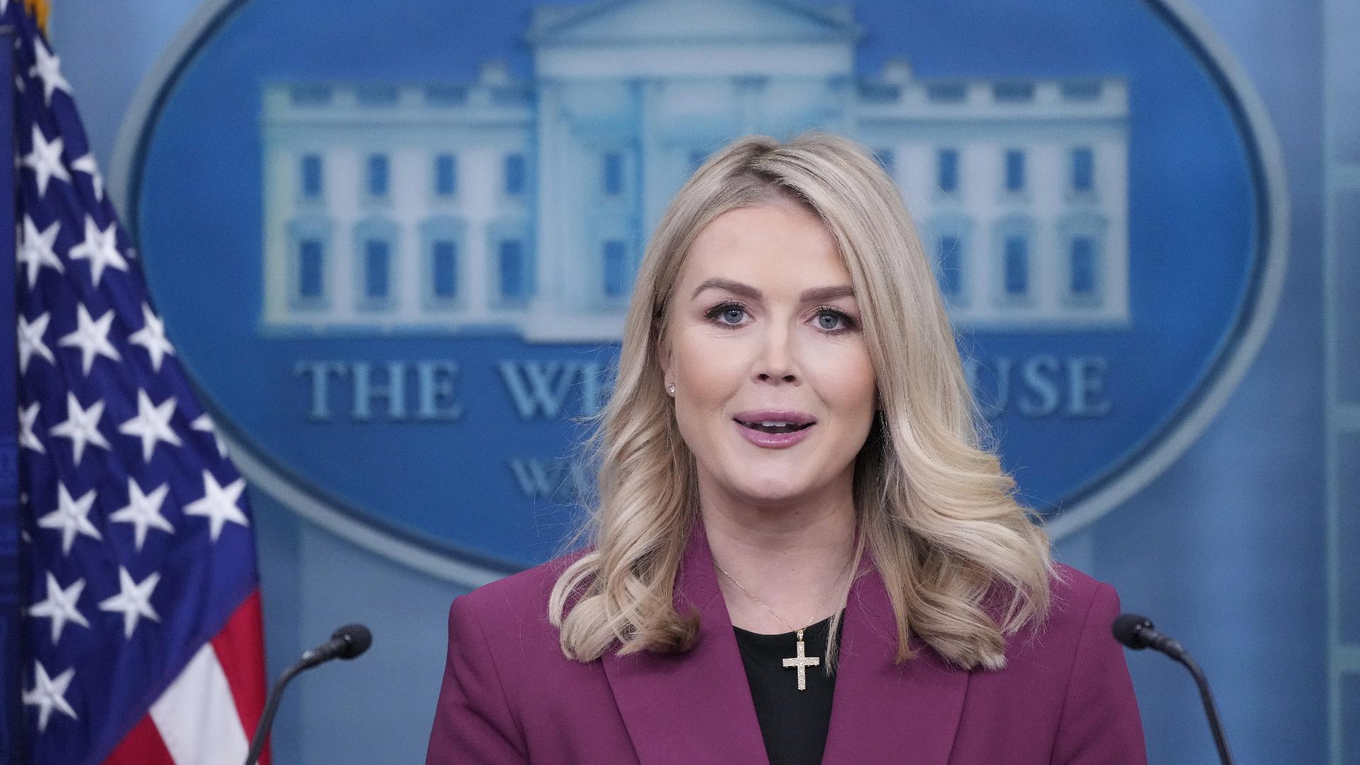 Karoline Leavitt, Trump's new press secretary, gives first press briefing | wnep.com
